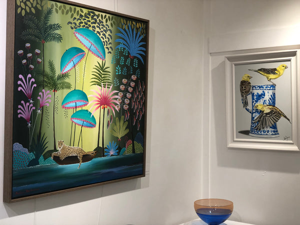 Daphne Stephenson 'Floating through the Jungle' acrylic on canvas ...