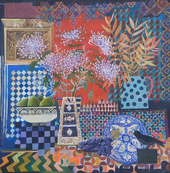 Jenny Martin RSW 'Rich Fruitfulness' mixed media on board, available to ...